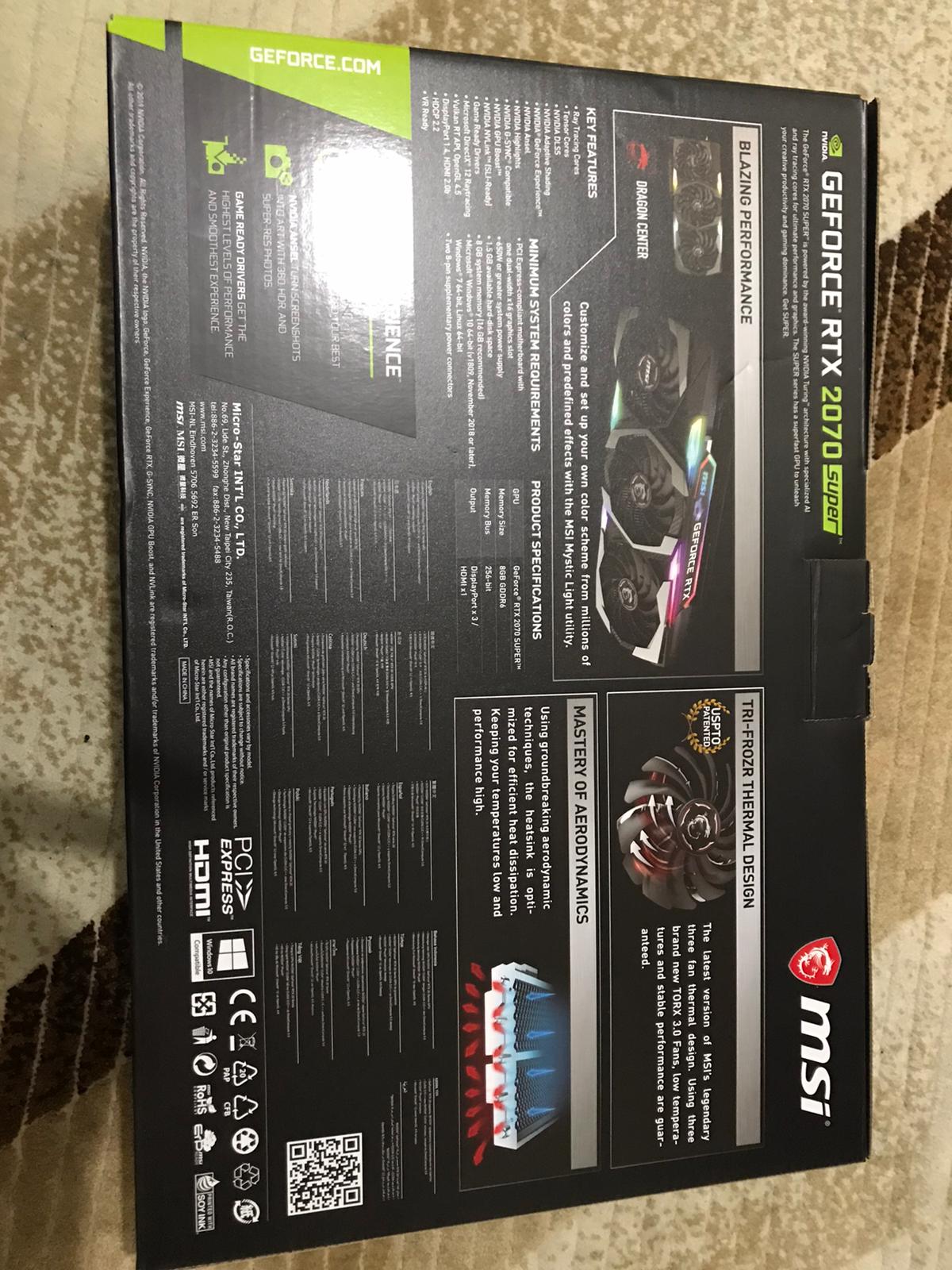 Msi rtx 2070s gaming x trio. | DonanımHaber Forum